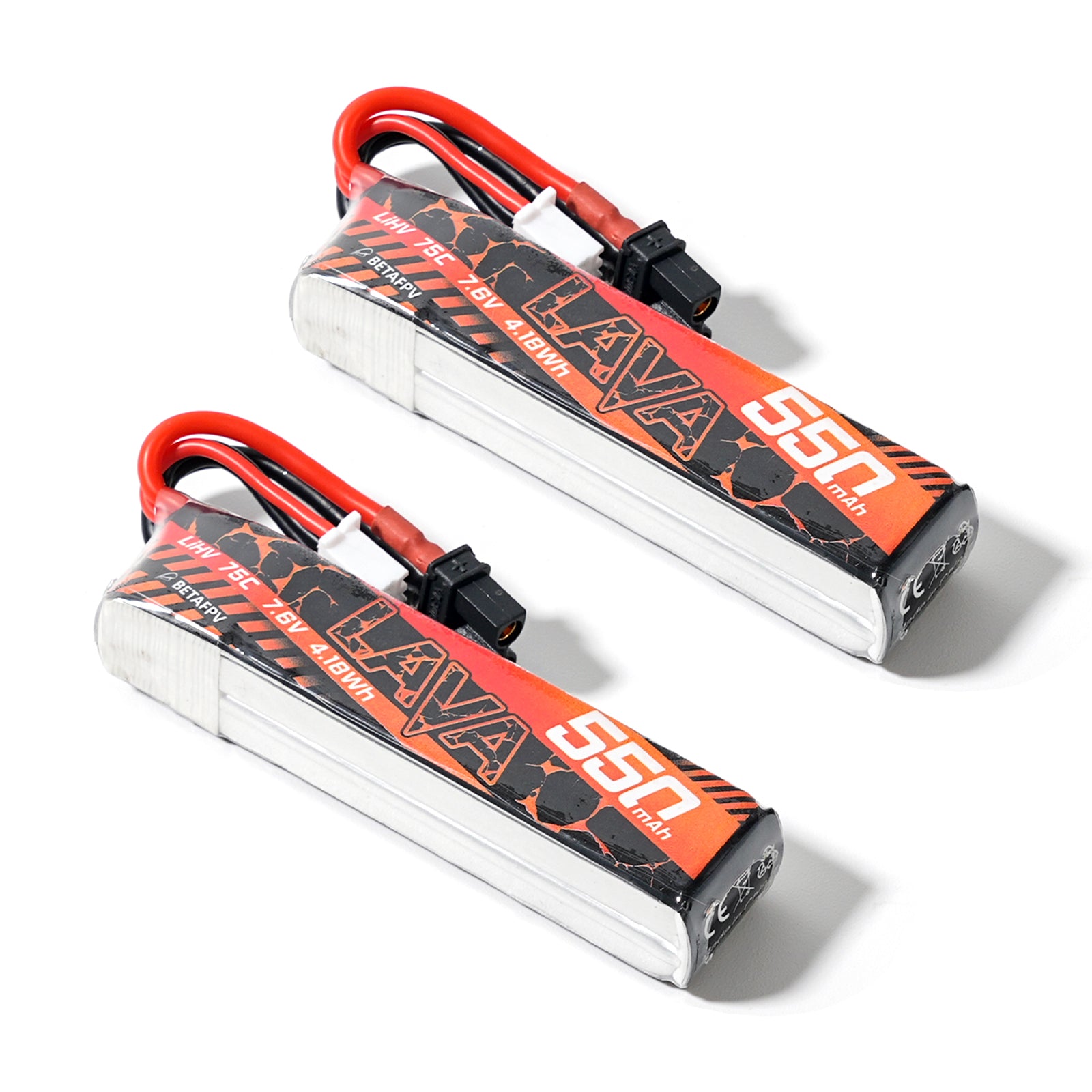 LAVA 2S/3S/4S 550mAh 75C Battery (2PCS) – BETAFPV