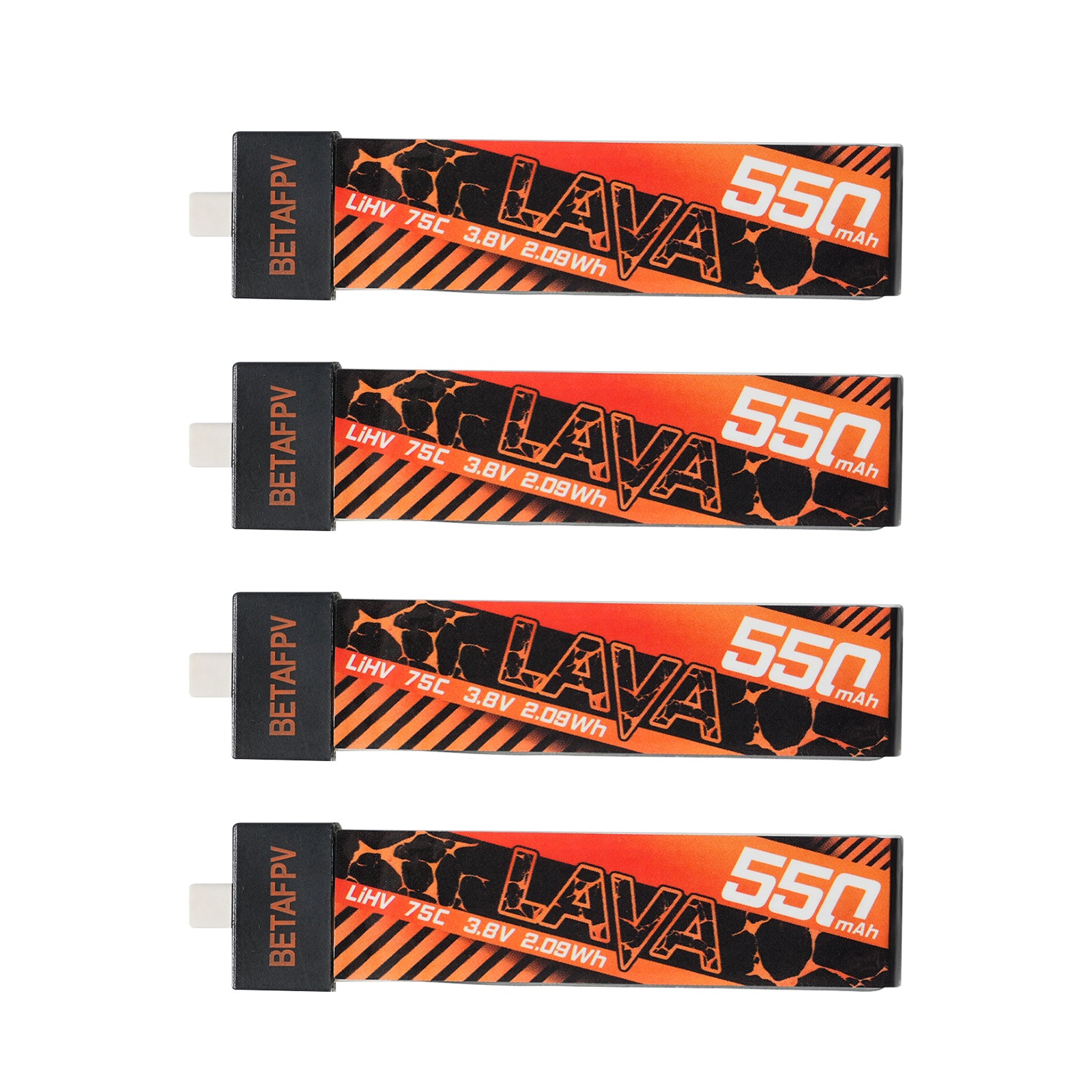 LAVA 1S 550mAh 75C Battery (4PCS) – BETAFPV