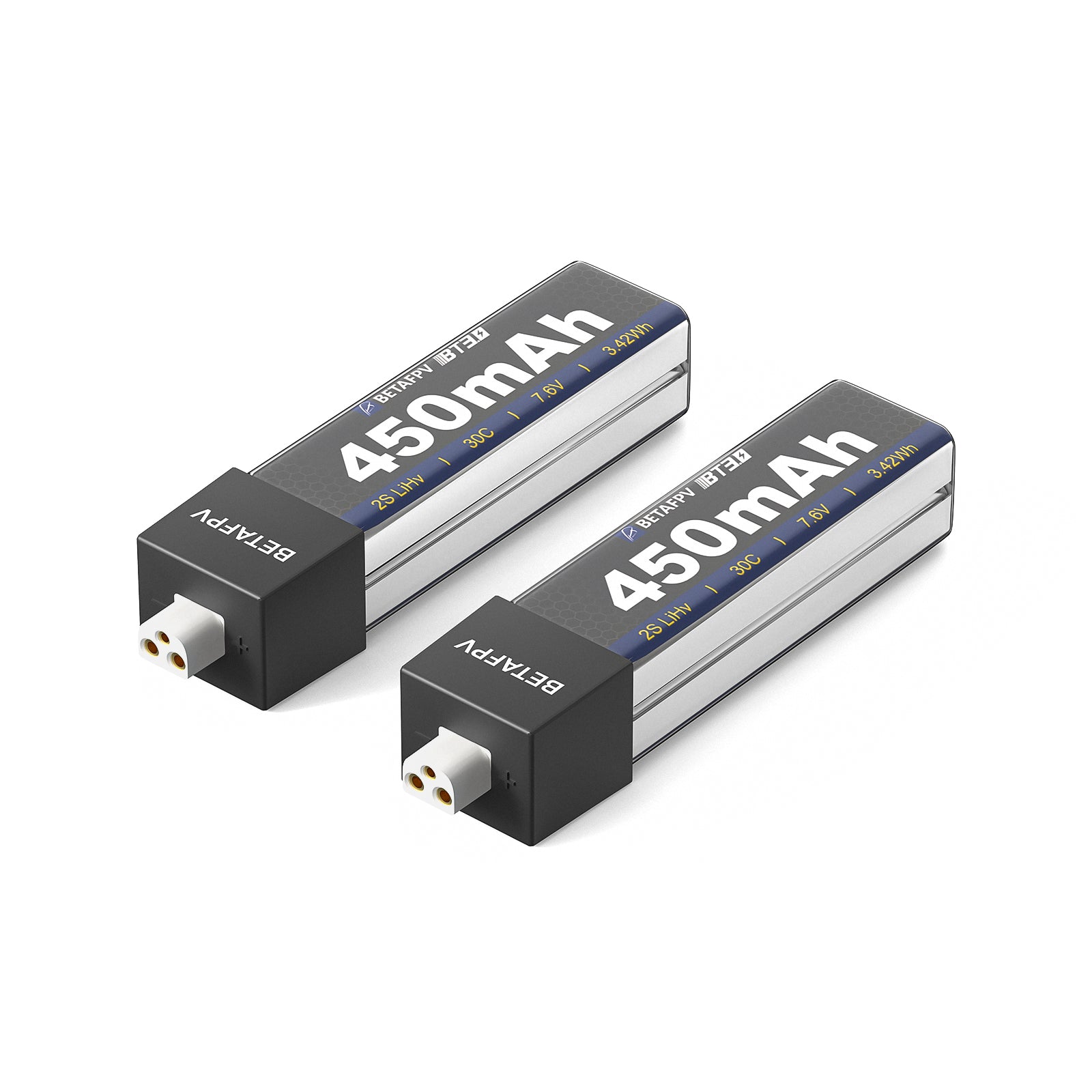 BT3.0 450mAh 2S Battery (2PCS) – BETAFPV