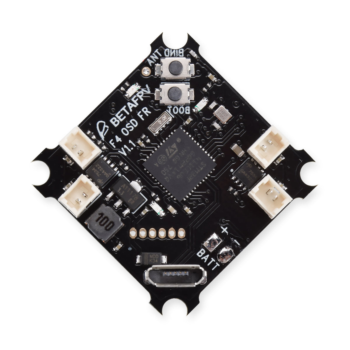 F4 Brushed Flight Controller (Frsky Rx / No RX) – BETAFPV
